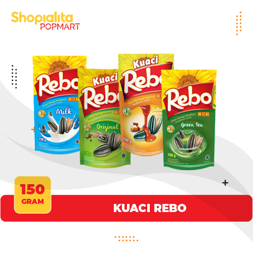 Jual Kuaci Rebo 150 Gram Milk Green Tea Original Karamel Shopee Indonesia