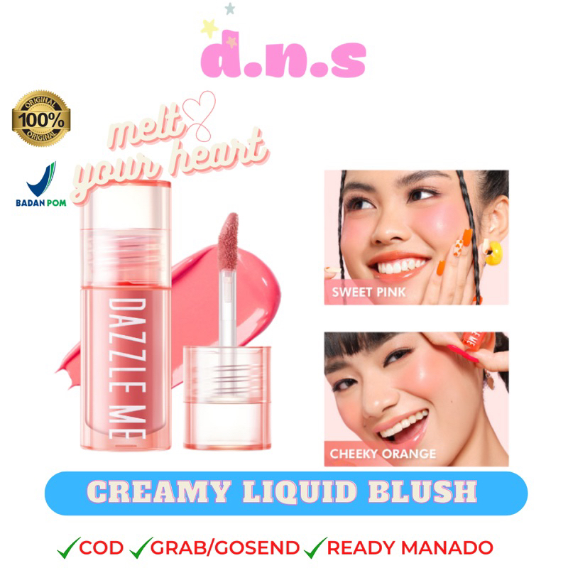 Jual MANADO DAZZLE ME CREAMY LIQUID BLUSH | Shopee Indonesia