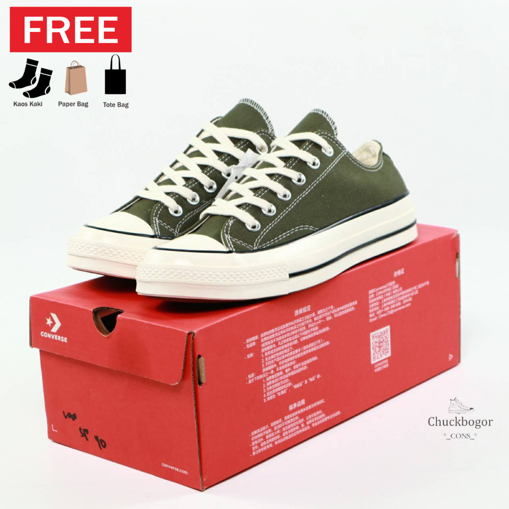 Jual Converse 70s Low Field Surplus OX ( Free double packaging dus ...