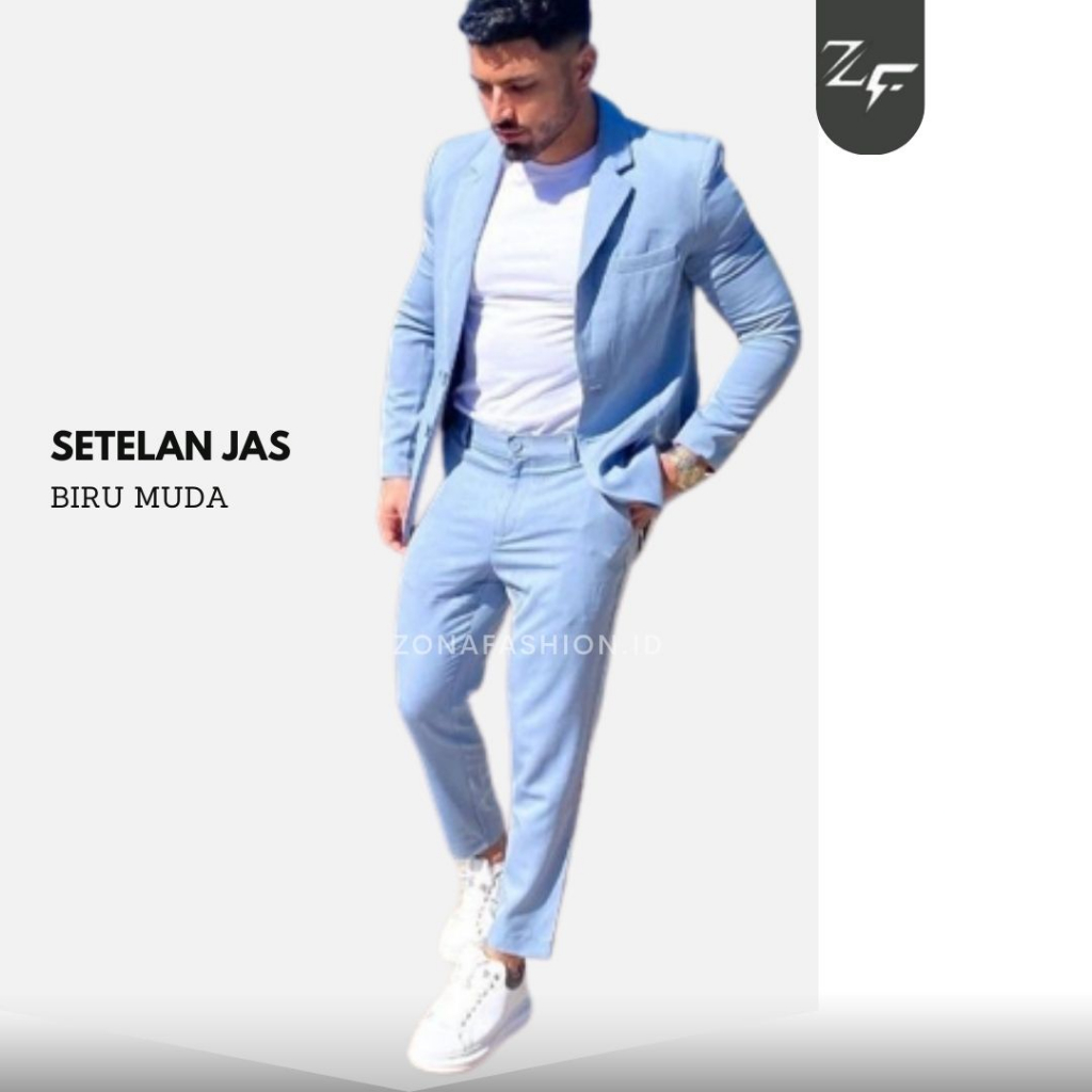 Jual Setelan Jas Pria Slim Fit Blazer Pria Jas Pernikahan Jas Wisuda ...
