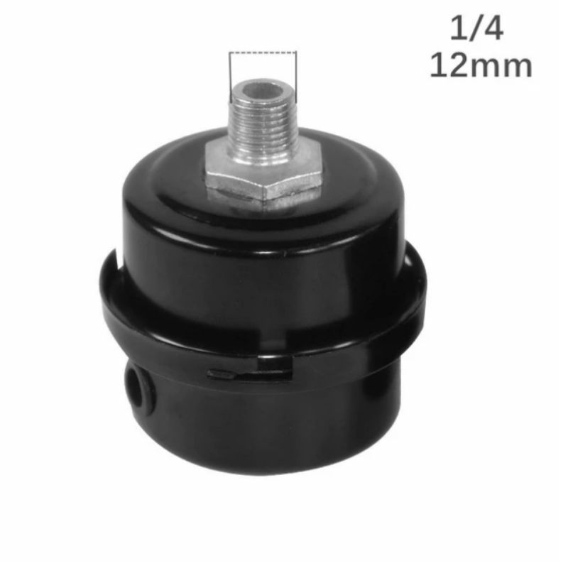 Jual Saringan Angin Udara Mesin Kompresor Drat 0.25inch Oiless Besi ...