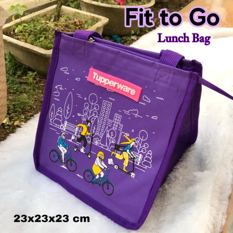 Jual Tas Bekal Fit to Go Zipper bunga es / tas CWL / tas crystalwafe ...