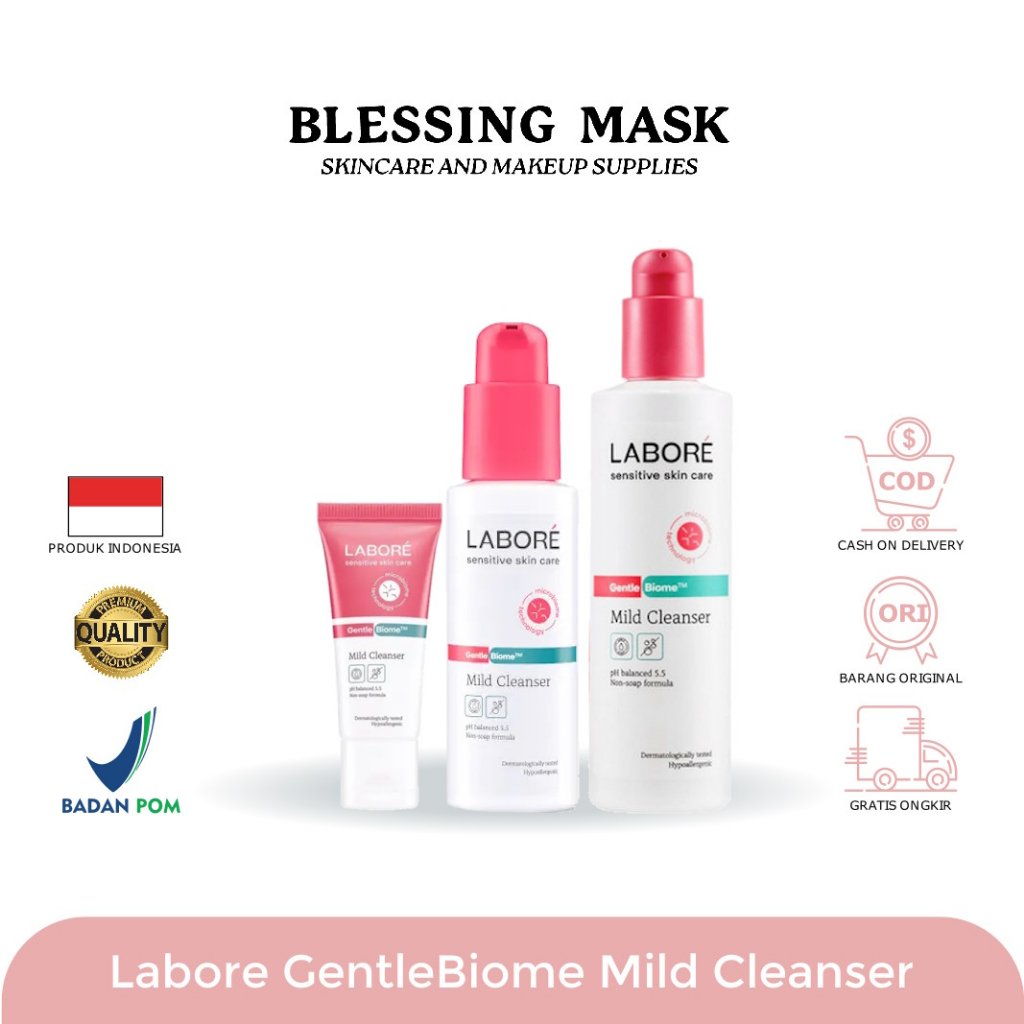 Jual LABORE GentleBiome Mild Cleanser 100ml - Gentle Face Wash Kulit ...