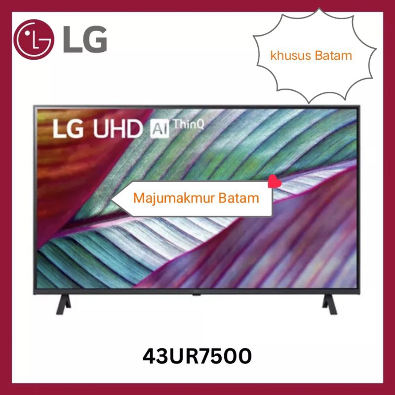 Jual SMART TV LG 43 INCH UHD 4K 43UR7500PSC GARANSI RESMI | Shopee ...
