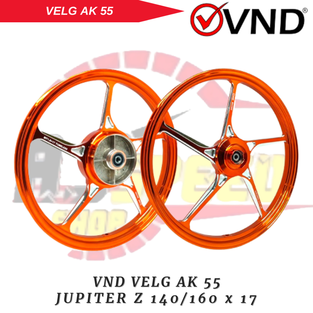 Jual VND Racing Velg Enkei AK 55 Ring 17 Ukuran 140 160 Jupiter Z MX ...
