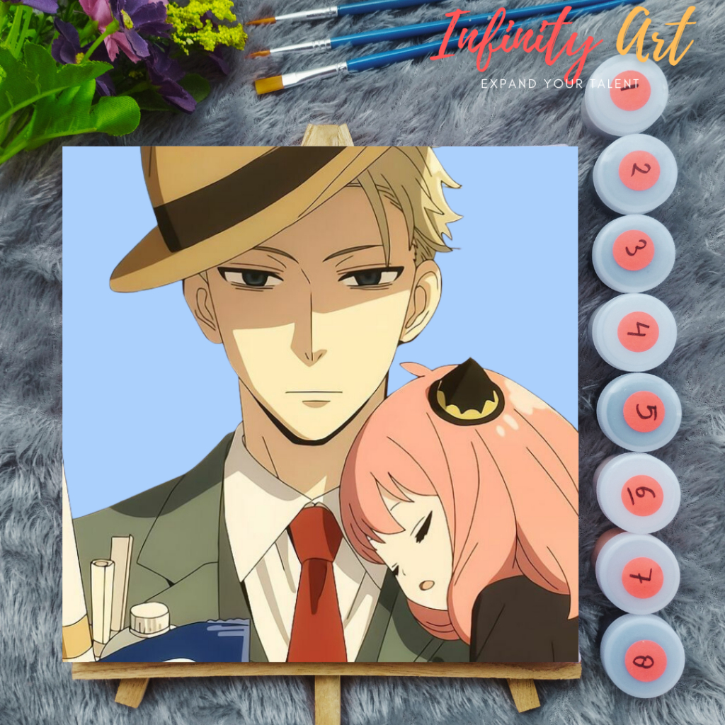 Jual Paint by Number Anime Spy x Family Loid Forger - DIY Kit Melukis ...