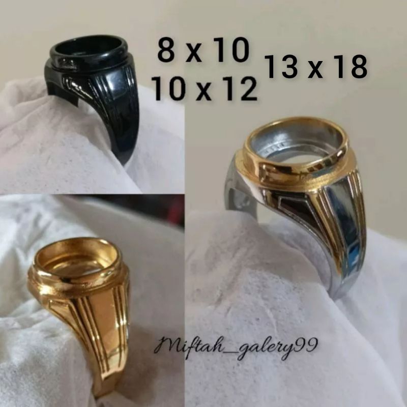 Jual Ring emban cincin titanium super 8x10 10x12 13x18 | Shopee Indonesia