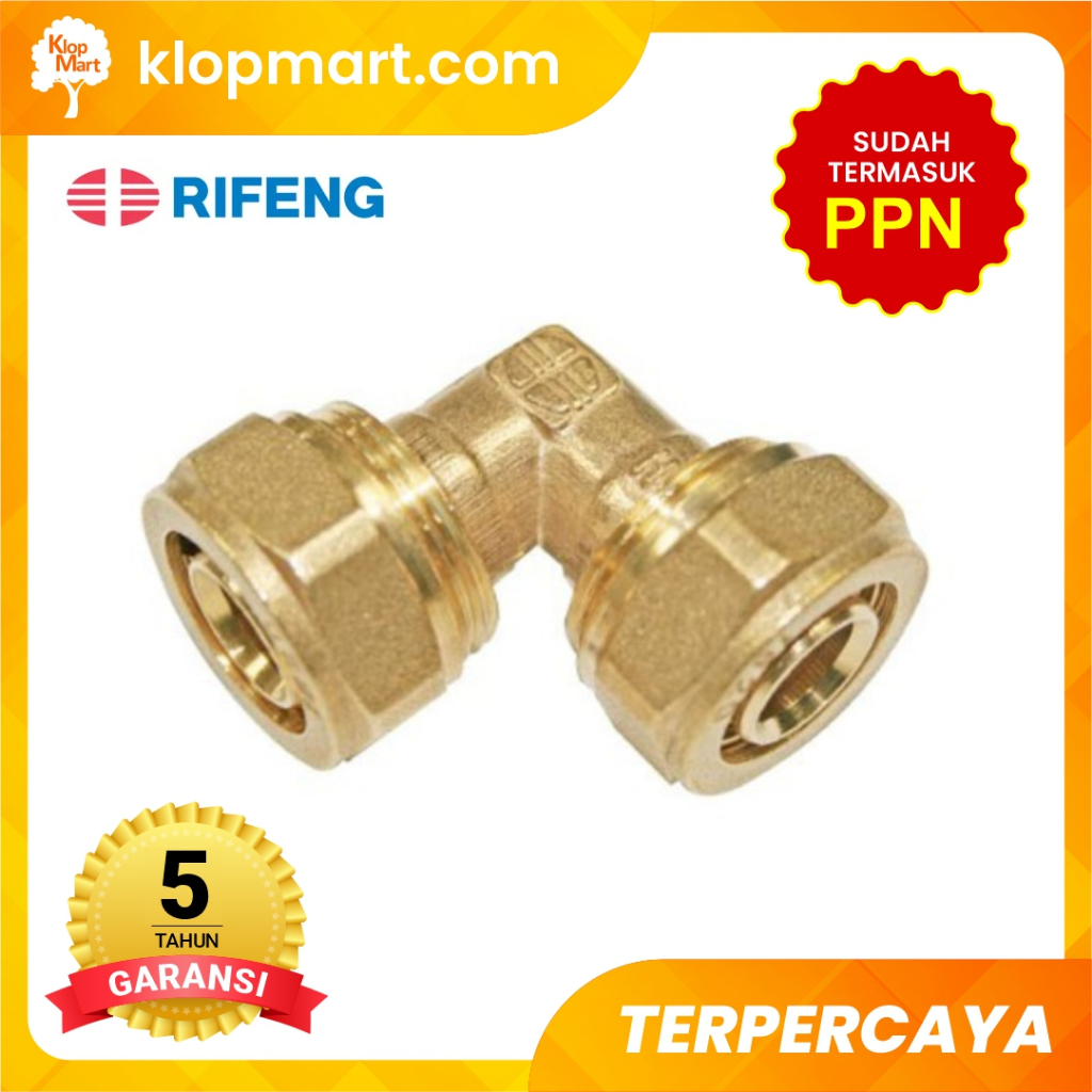 Jual Knie Keni Air Panas Rifeng 1/2'' - Equal Elbow L1216 x 1216 | Shopee Indonesia