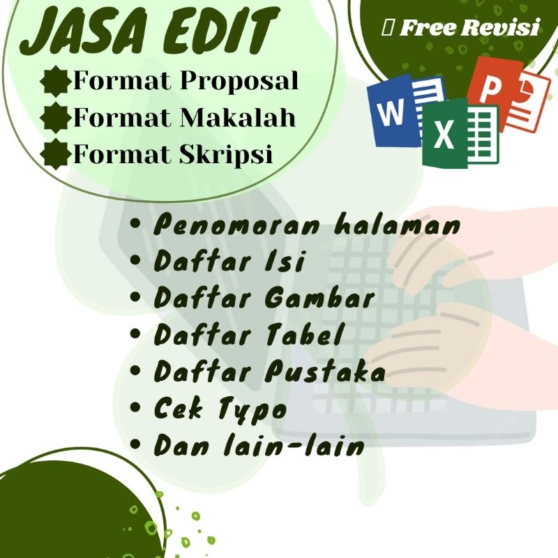 Jual Jasa Edit Dokumen Laporan Rapi Murah Amanah Daftar Isi/Gambar ...