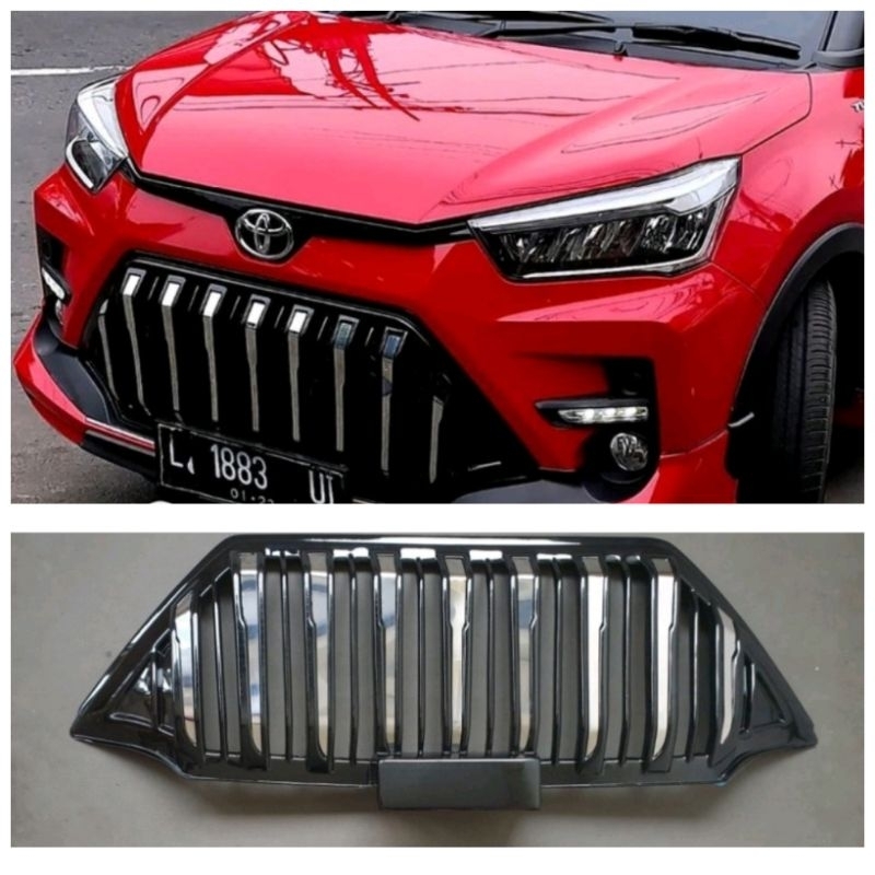 Jual GRILL MOBIL TOYOTA RAIZE PLASTIK ABS | Shopee Indonesia