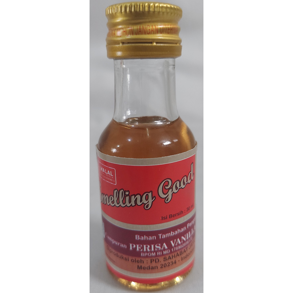 Jual Perisa Dan Pewarna SMELLING GOOD Kemasan Botol Kaca 30ml / Vanilla ...