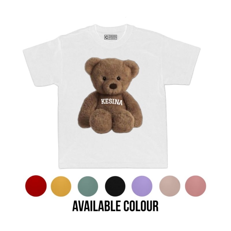 Jual KESINA T-SHIRT | TEDDY BEAR | KAOS DISTRO ORIGINAL | Shopee Indonesia
