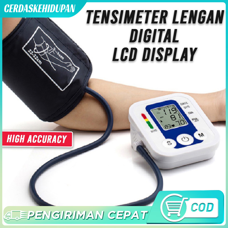 Jual Tensimeter Digital Alat Cek Pengukur Tekanan Tensi Darah Otomatis ...