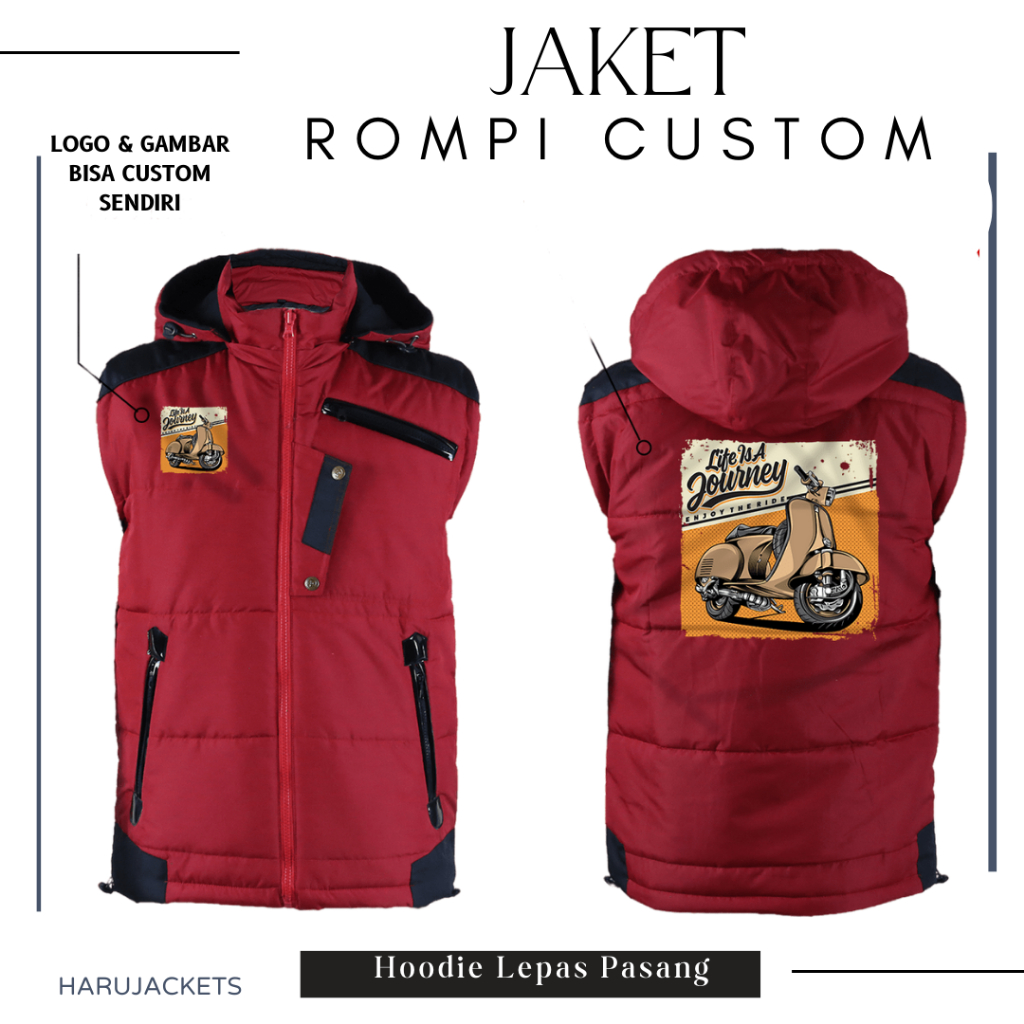 Jual Rompi Motor Pelindung Dada / Rompi Motor / Rompi Komunitas ...