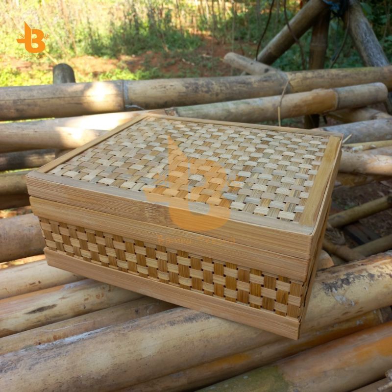 Jual Box Hampers Kotak Bambu 25x30 cm | Shopee Indonesia