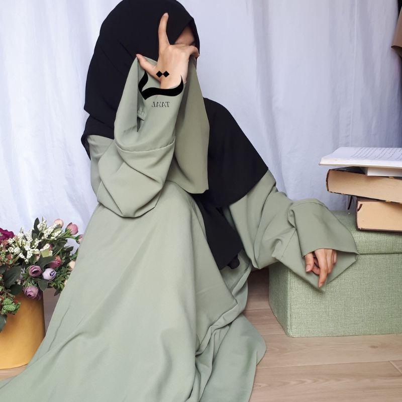 Jual abaya arab/abaya basic polos | Shopee Indonesia