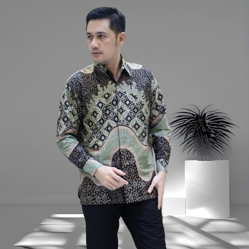 Jual KAWUNG SAGE BATIKSOLOAMANAH KEMEJA BATIK PRIA LENGAN PANJANG ...