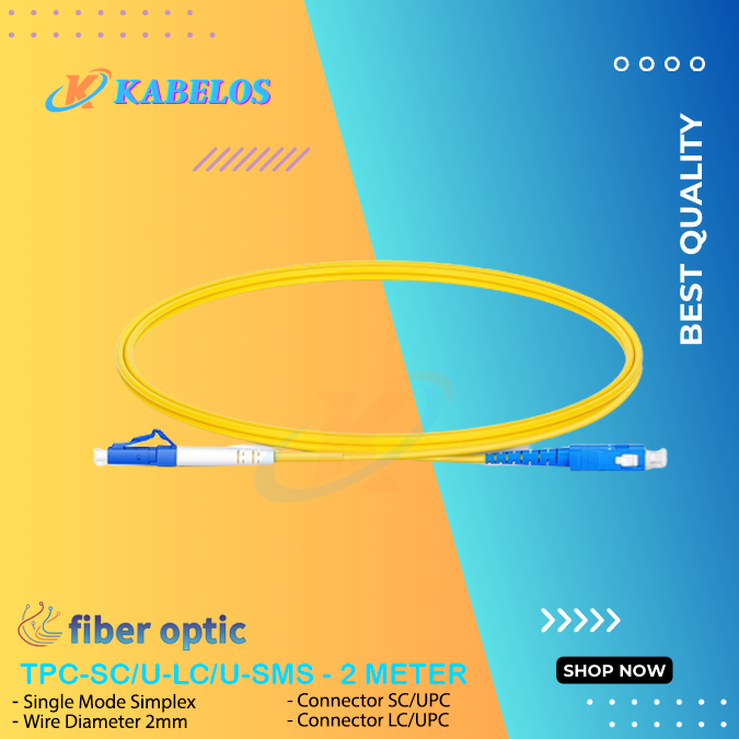 Jual Patch Cord FO SC-LC 2M | Fiber Optic SC/UPC-LC/UPC Single Mode ...