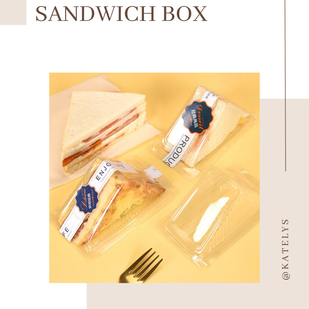 Jual Mika Tempat Roti Sando | Sandwich Box | Kemasan Box Roti | Shopee ...