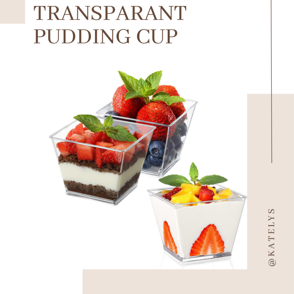 Jual Tempat Puding Transpran 150 ML | Tempat Dessert Kue | Mika Kue ...