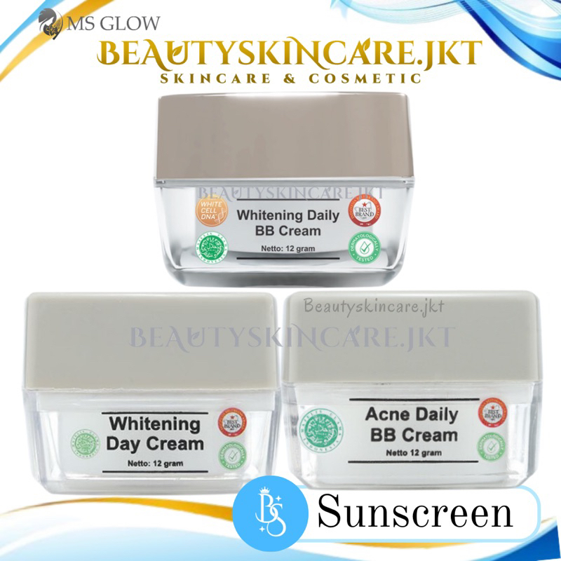 Jual Ms Glow BB Daily Whitening Cream | Ms Glow Cream Siang | Shopee ...