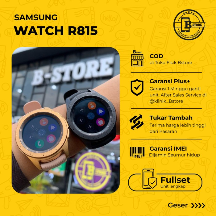 Jual Samsung Galaxy WATCH R815 42mm LTE - R815 42mm - COD Jakarta ...