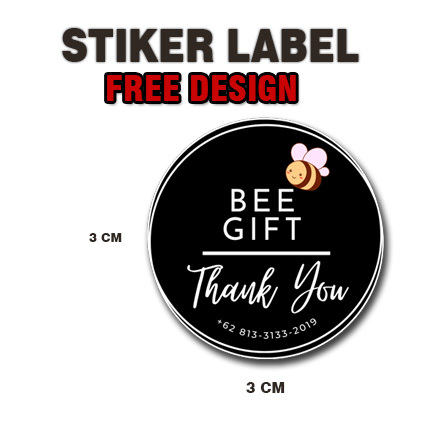 Jual STIKER LABEL PRODUK 3x3cm | Shopee Indonesia