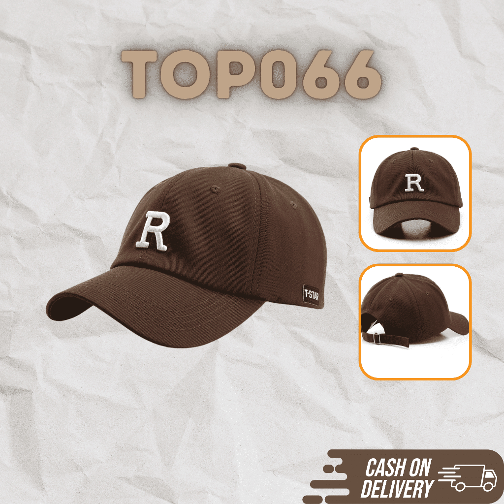Jual Topi Model Baseball Cap Logo R [TOP066] | Shopee Indonesia