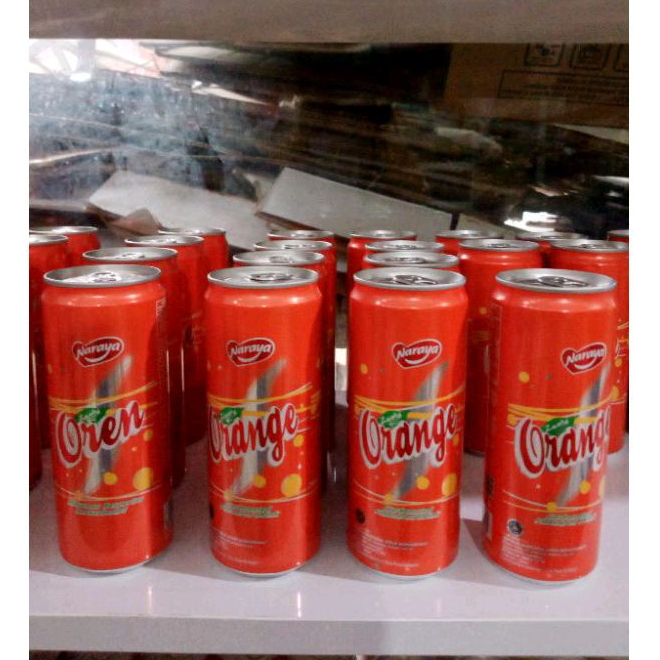 Jual Minuman Kaleng Naraya Orange Drink 300ml Satuan | Shopee Indonesia