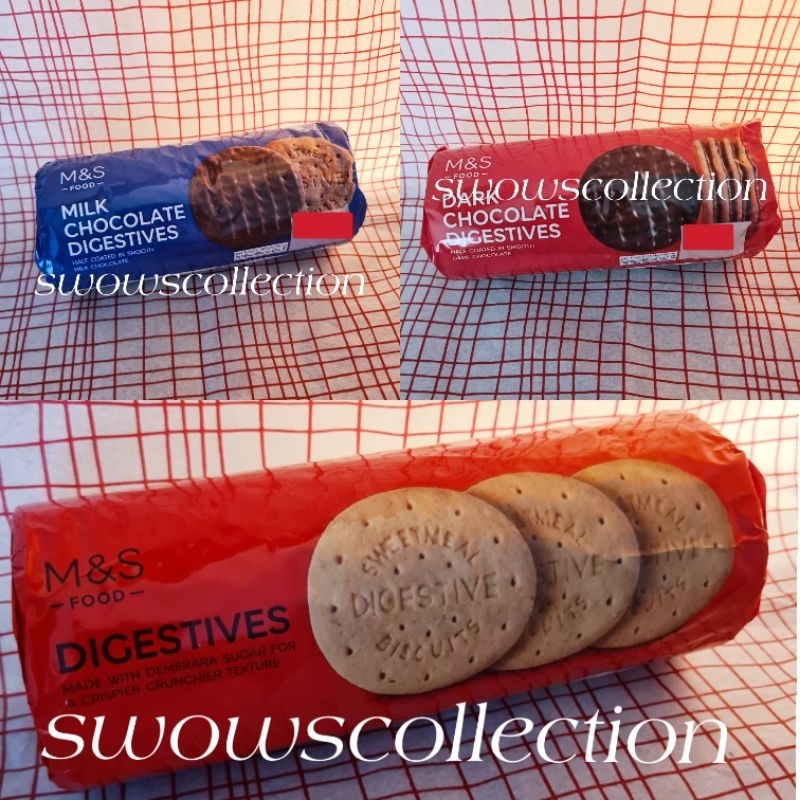 Jual M&S MARK MARKS & AND SPENCER DIGESTIVES DIGESTIVE MILK CHOCOLATE ...
