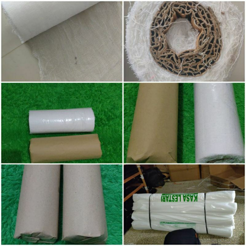 Jual Perban Roll 20cm × 20Yard Verban Kain Kasa Gulung Jilid Buku Block ...