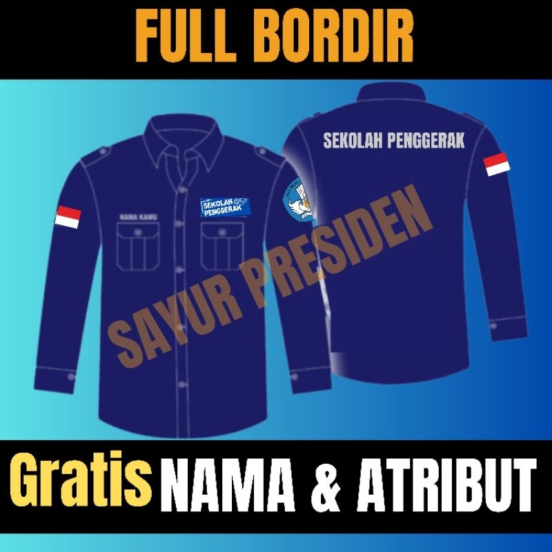 Jual seragam sekolah penggerak baju sekolah penggerak kemeja sekolah ...