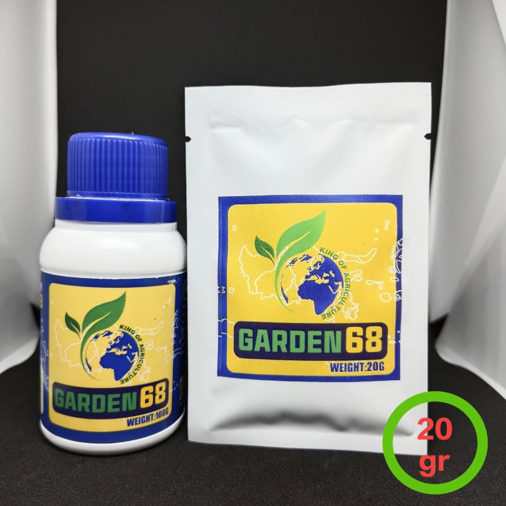 Jual GARDEN 68 serbuk putih kemasan repack 20 gram vitamin tanaman ...
