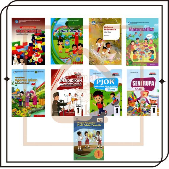 Jual BUKU PELAJARAN KURIKULUM MERDEKA UNTUK SD/MI KELAS 1 ( DIKBUD ...