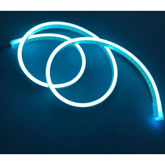Jual Lampu Led neon Flexible Rope light Custom Warna Ice Blue / Biru ...