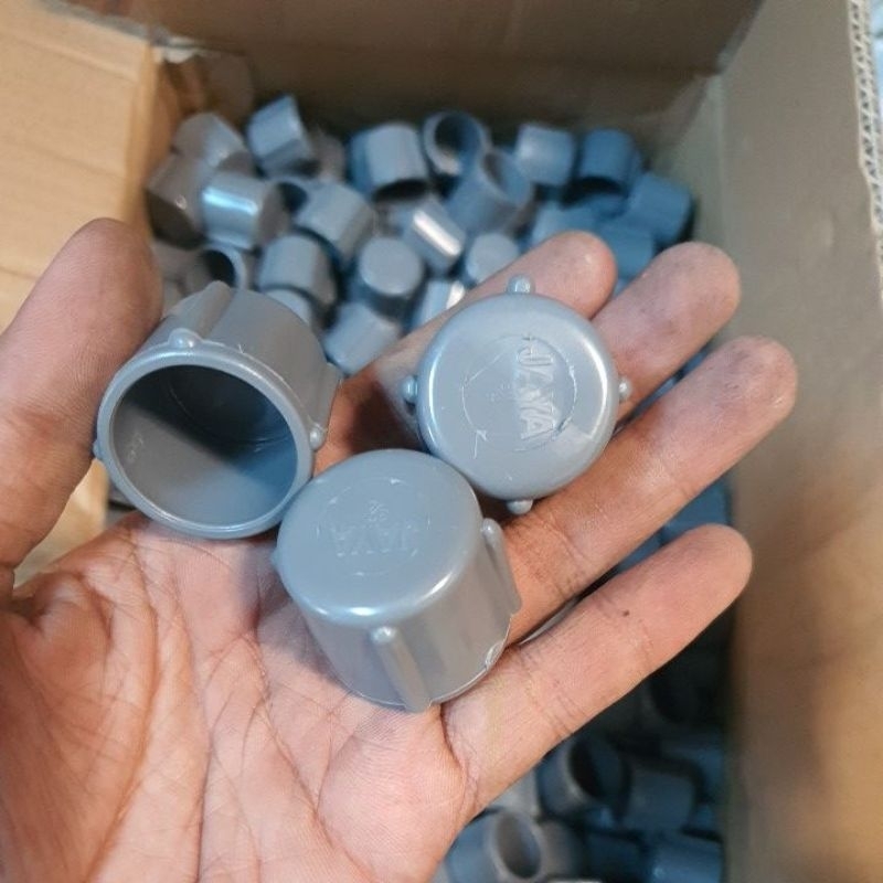 Jual TUTUP PIPA PVC 1/2'' DAN 3/4'' INCH DOP FITTING PIPA | Shopee ...