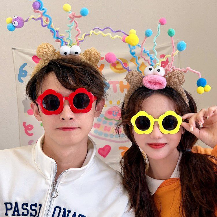 Jual GS22-BD0083 Bando anak model ulang tahun Bando fashion korea Happy ...