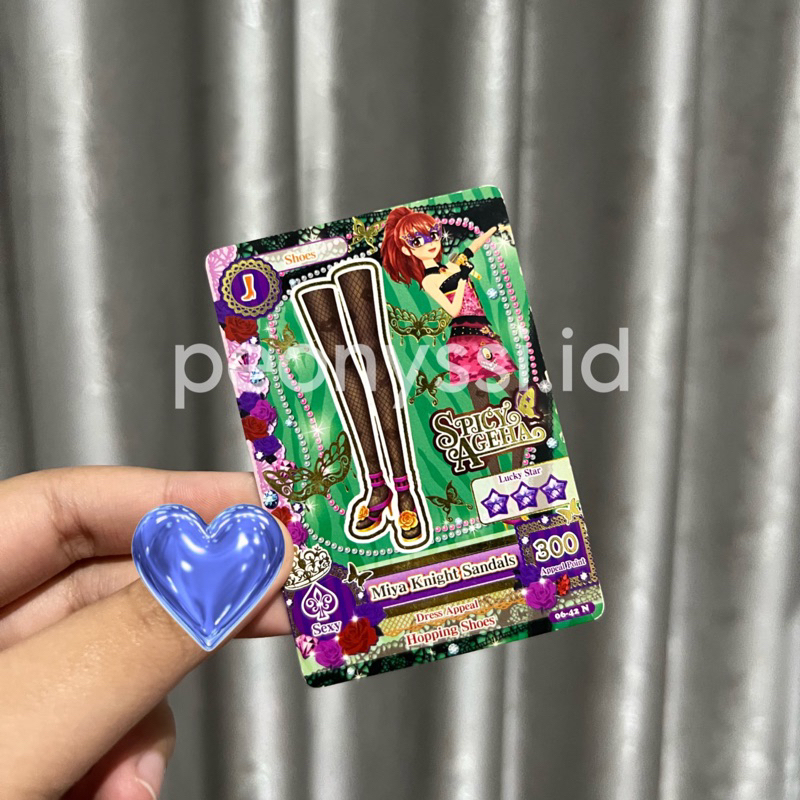 Jual Aikatsu Card — Miya Knight Sandals, Spicy Ageha | Shopee Indonesia