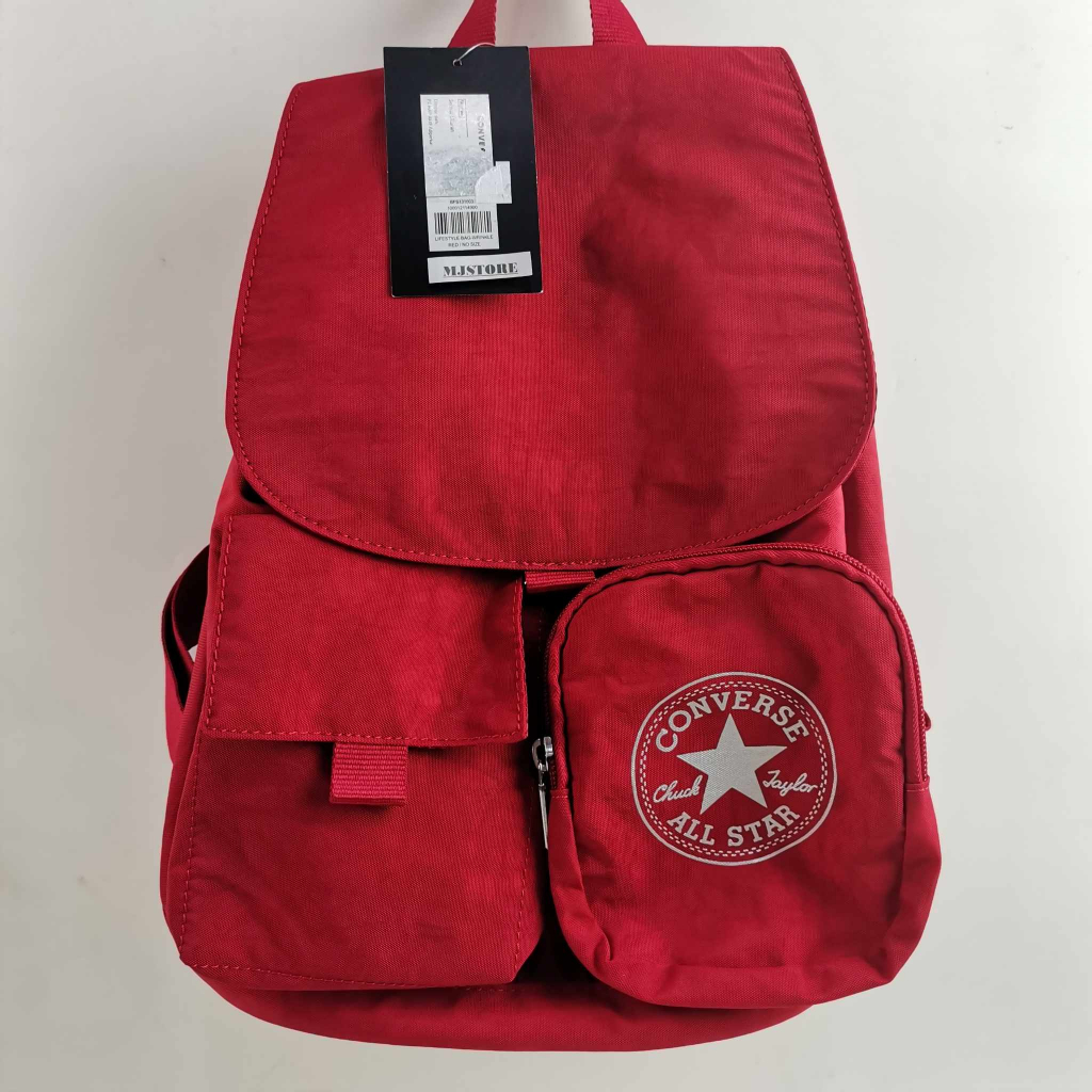 Jual Tas Converse Regular Women's Wrinkle Backpack Red Original ...