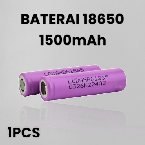 Jual Battery Batre Baterai Type 18650 1500mAh 1500 mAh Batrei Powerbank ...