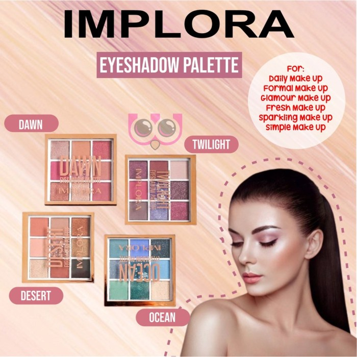 Jual Implora Eye Shadow Palette | Shopee Indonesia