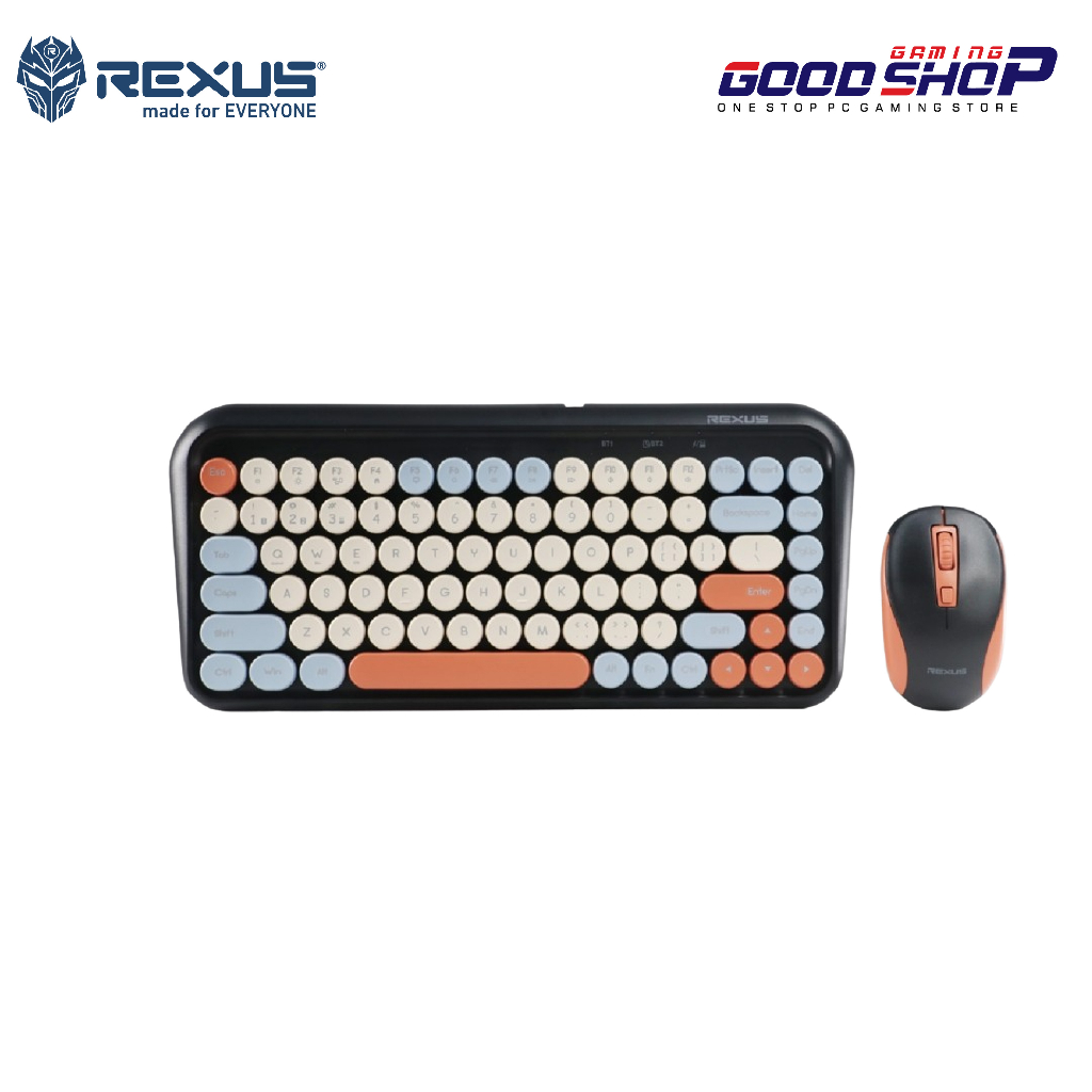 Jual Rexus Keyboard Mouse Wireless Combo KM11 | Shopee Indonesia