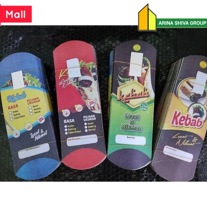 Jual 100 LEMBAR KERTAS KEBAB TARIKAN UKURAN 24 × 9,2 CM HIGH QUALITY ...