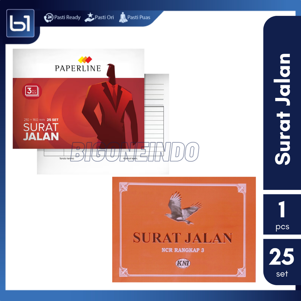 Jual Buku Surat Jalan 3Ply NCR, Faktur 3 Rangkap Isi 25 Set, Surat ... Jual Buku Surat Jalan 3Ply NCR, Faktur 3 Rangkap Isi 25 Set, Surat ...