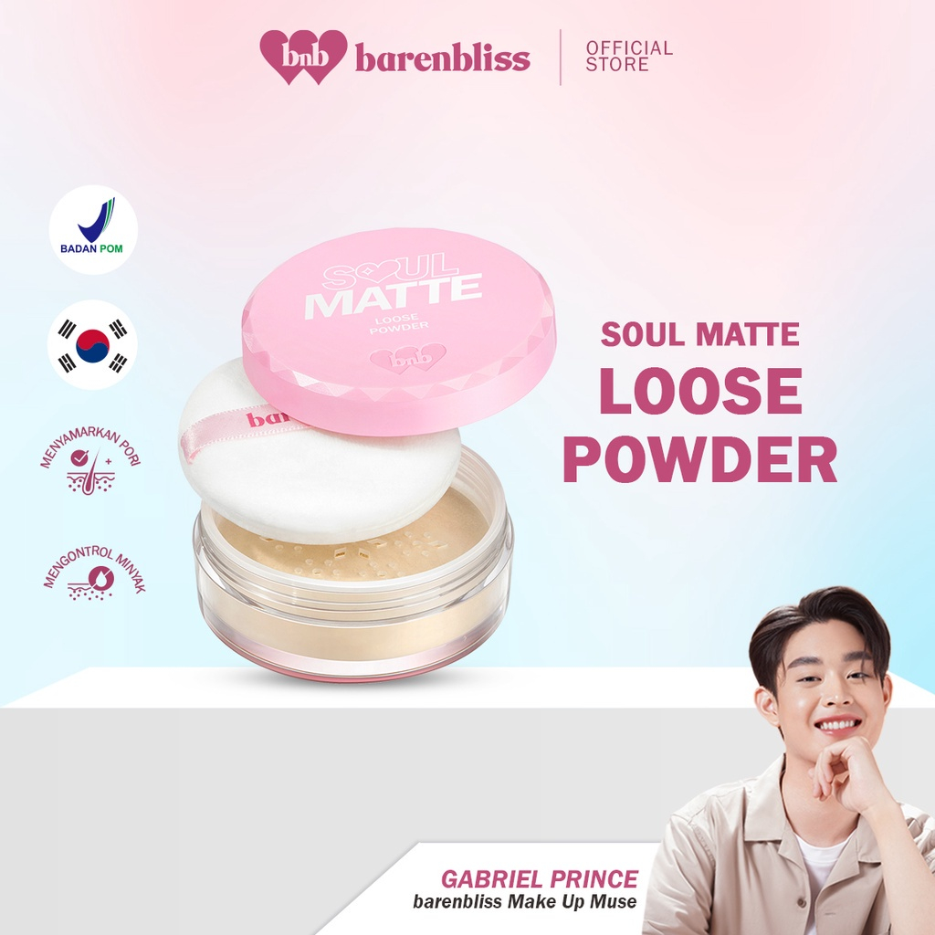 Jual AS BNB barenbliss Soul-Matte Loose Powder Bedak Tabur「Kontrol Pori ...