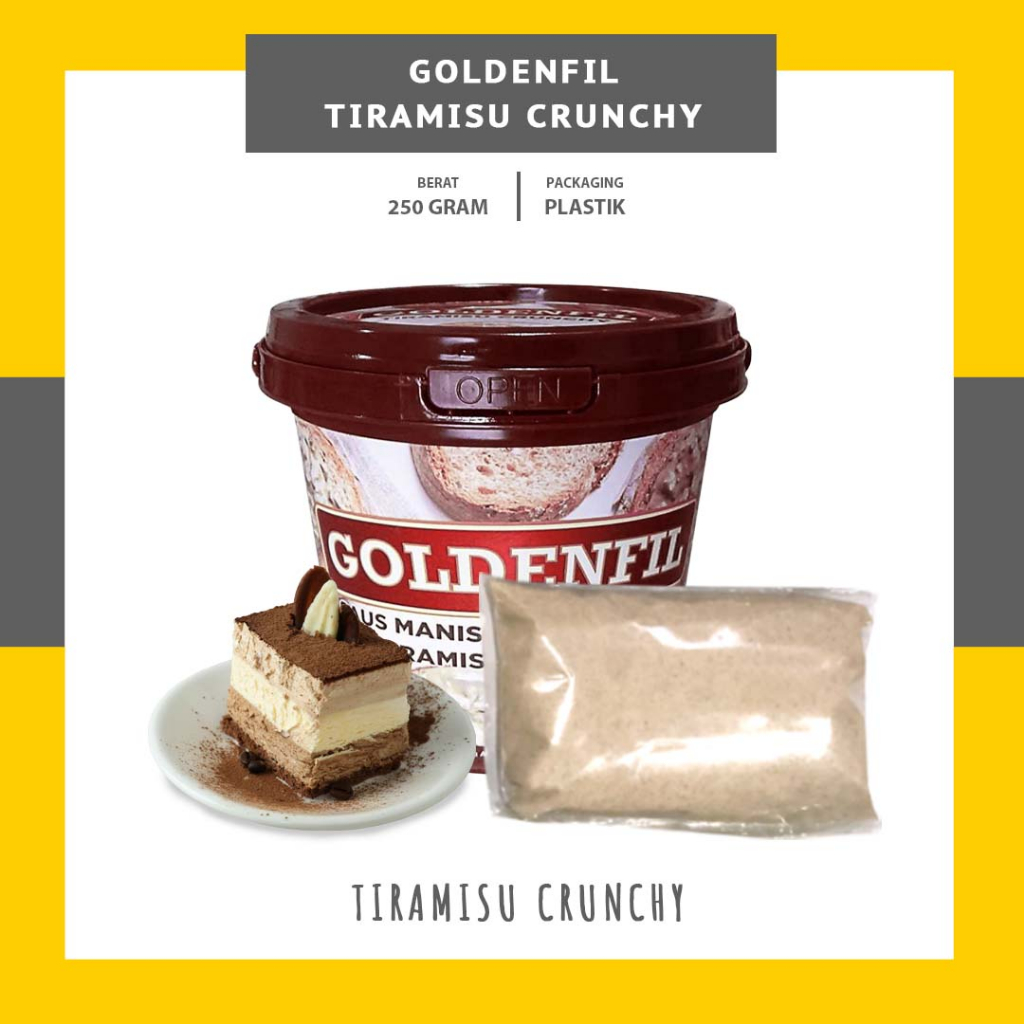 Jual GOLDENFIL CHOCO CRUNCHY SPREAD 250GR - SELAI COKLAT MATCHA RENYAH ...