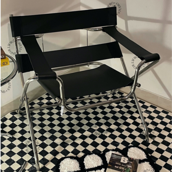 Jual [objet rond] folding wassily chair | kursi besi bauhaus style ...