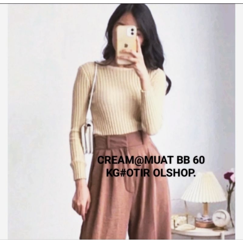 Jual ATASAN RAJUT WANITA,MANSET/INNER RAJUT | Shopee Indonesia