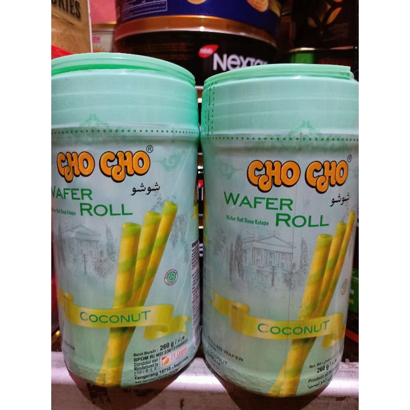 Jual Cho cho wafer roll Rasa Kelapa 260g | Shopee Indonesia