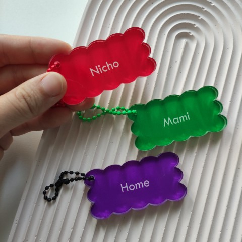 Jual BESI MERICA WARNA PRINTING 6mm /GELOMBANG TUMPUL / BAG TAG NAMA ...